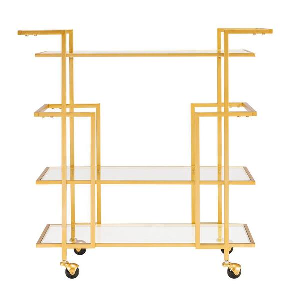 Southern Enterprises Della Art Deco Bar Cart HD523927 - The Home Depot