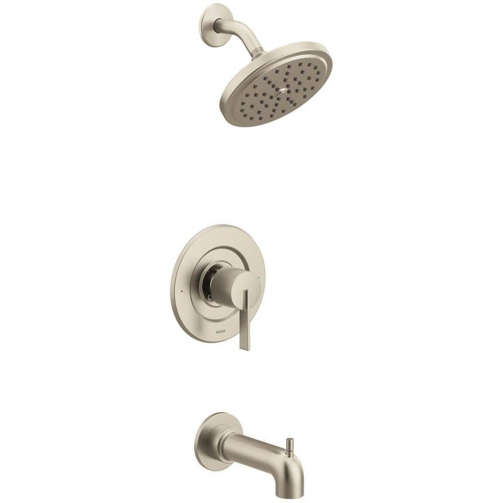 MOEN Cia 1 Handle Wall Mounted Tub and Shower Trim Kit with Spout in ...