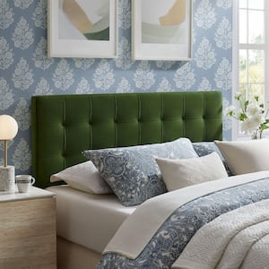 MODWAY Lily Stain-Resistant Performance Velvet King Size Headboard in ...