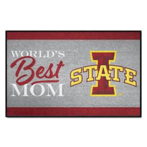 FANMATS Iowa State University 5 ft. x 6 ft. Tailgater Rug 13 - The Home ...