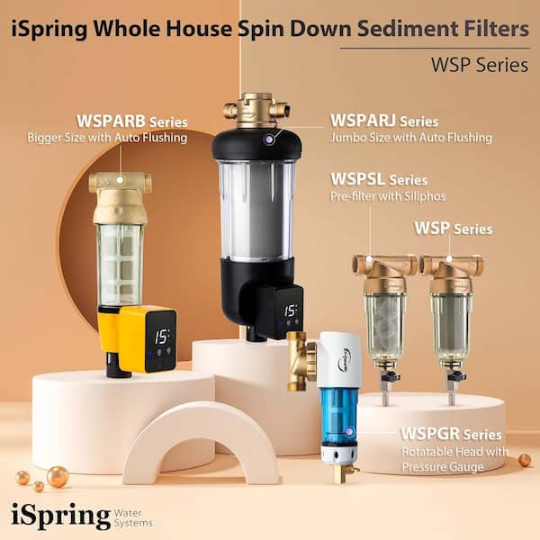 Irrigation Pump Filter H2O PRO Spin-Down Sediment Water Filter - Clear ...