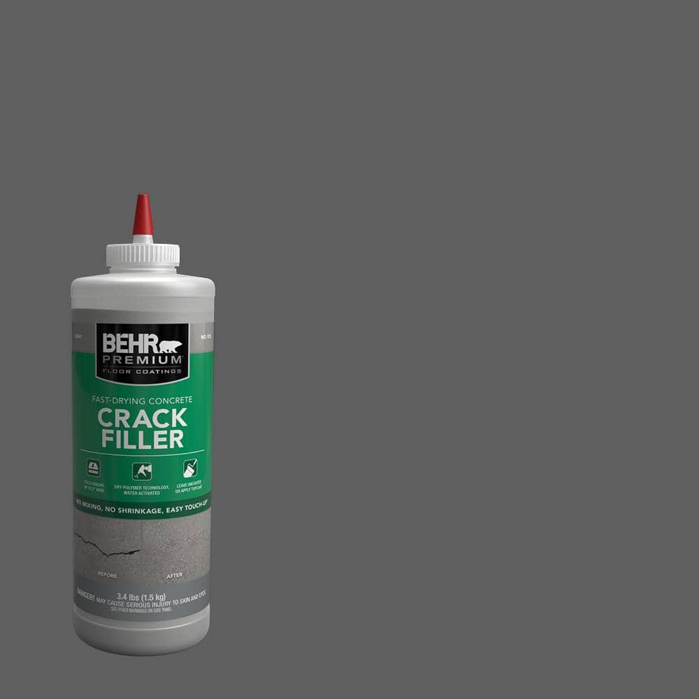 BEHR PREMIUM 1 Qt. Fast Drying Concrete Crack Filler 97204 - The Home Depot