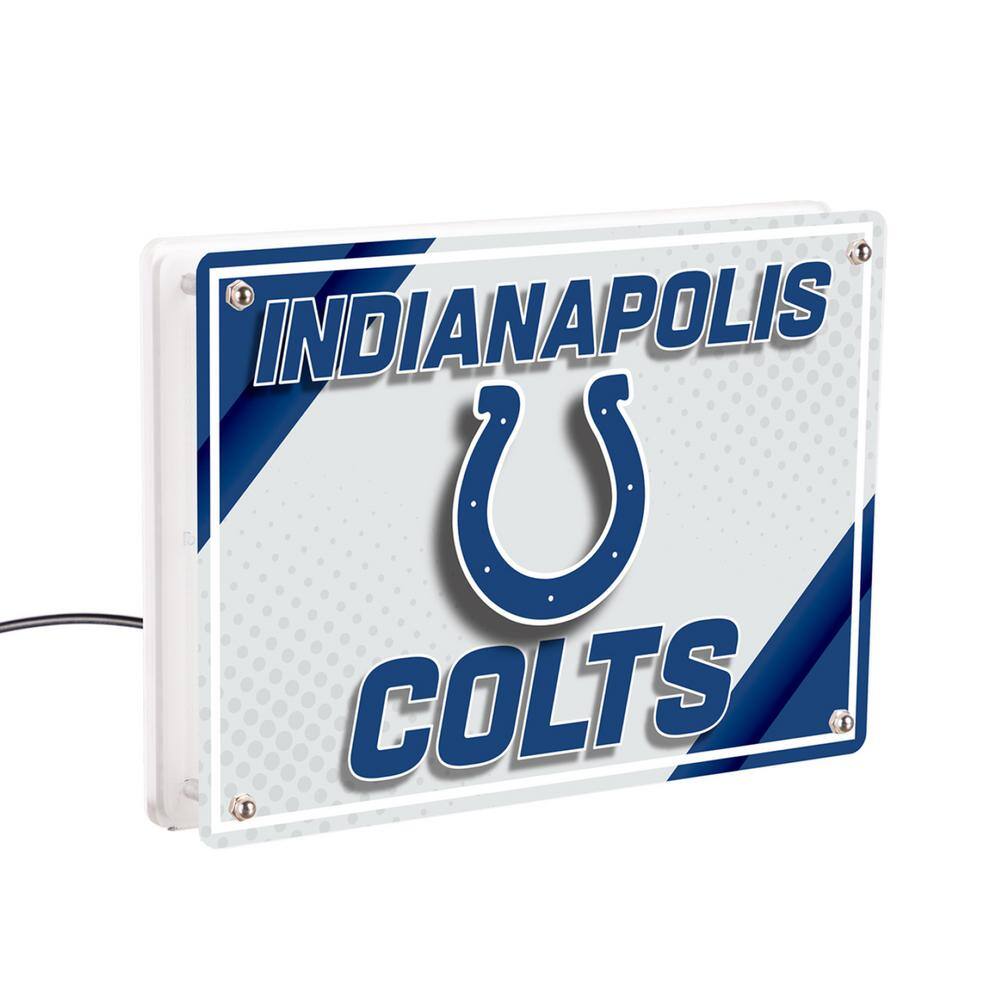 Evergreen Indianapolis Colts NFL Football White Rectangle Desklite LED ...