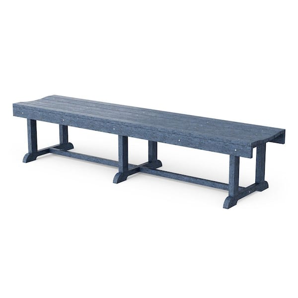 Wildridge Heritage 68 in. Patriot Blue HDPE Plastic Outdoor Patio ...