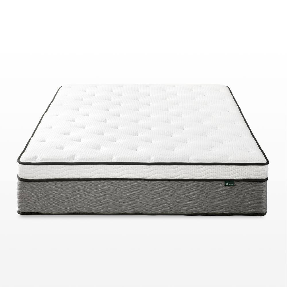 Reviews for Zinus True Support Queen Firm Euro Top Pocket Spring Hybrid ...