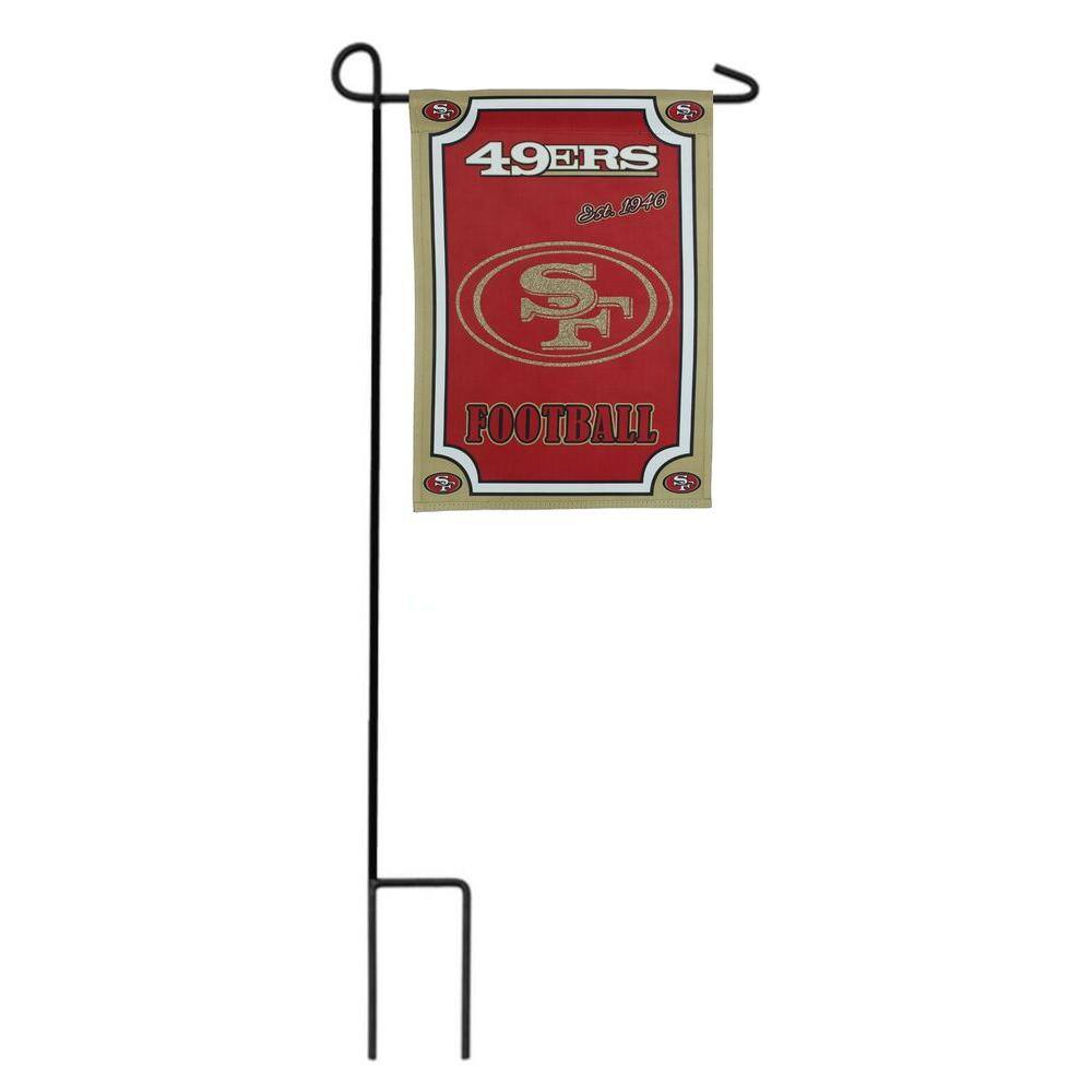Fan Essentials NFL 1 ft. X 1-1/2 ft. San Francisco 49ers 2-Sided Garden ...