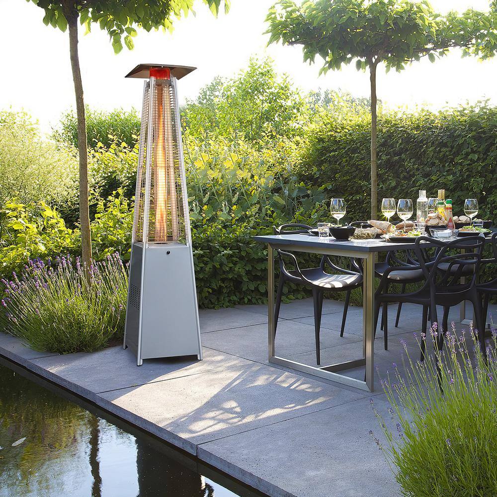 42,000 BTU Pyramid Outside Propane Heater for Backyard or Garden ZQ ...