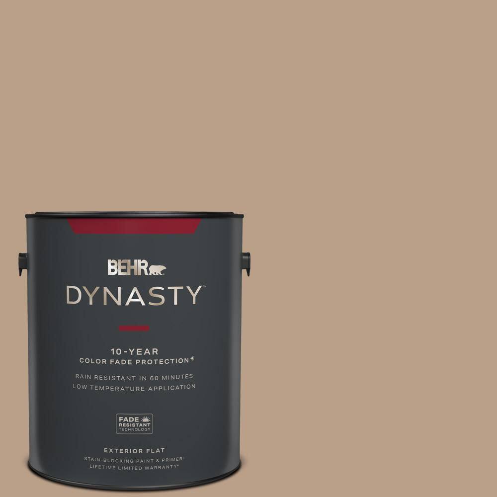 BEHR DYNASTY 1 gal. #N240-4 Sierra Flat Exterior Stain-Blocking Paint ...