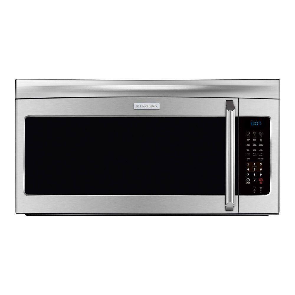 Electrolux 30 in. W 2.0 cu. ft. Over the Range Microwave in Stainless ...