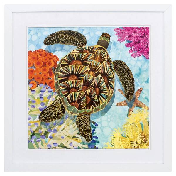 Paragon 1 Piece Framed Giclee Coastal Art Print 30 in. x 30 in. 46155 ...