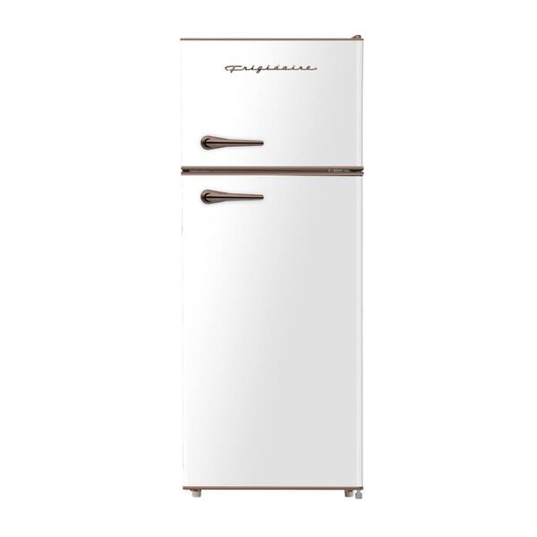 Frigidaire 7.5 cu. ft. Mini Refrigerator with Top Freezer and Rose Gold ...