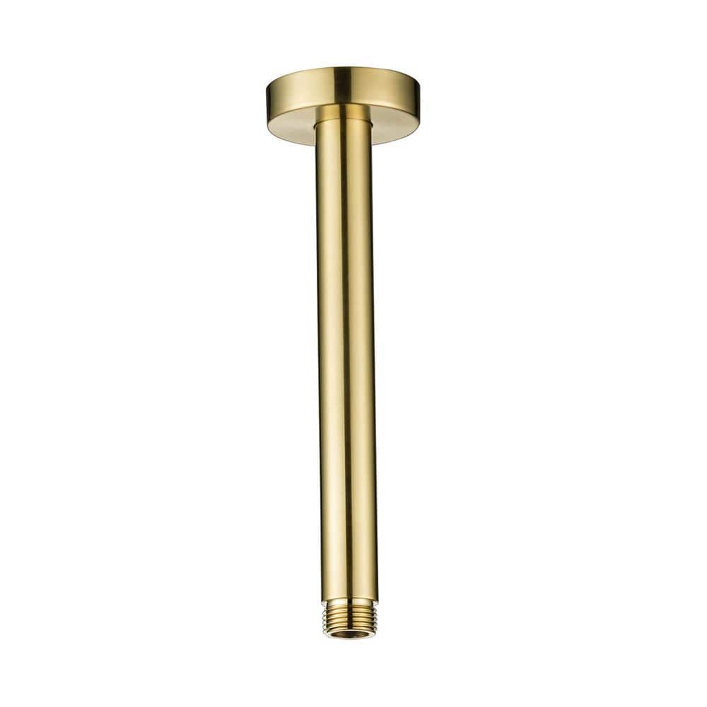 RAINLEX 8 in. 200 mm Round Ceiling Mount Shower Arm and Flange in ...