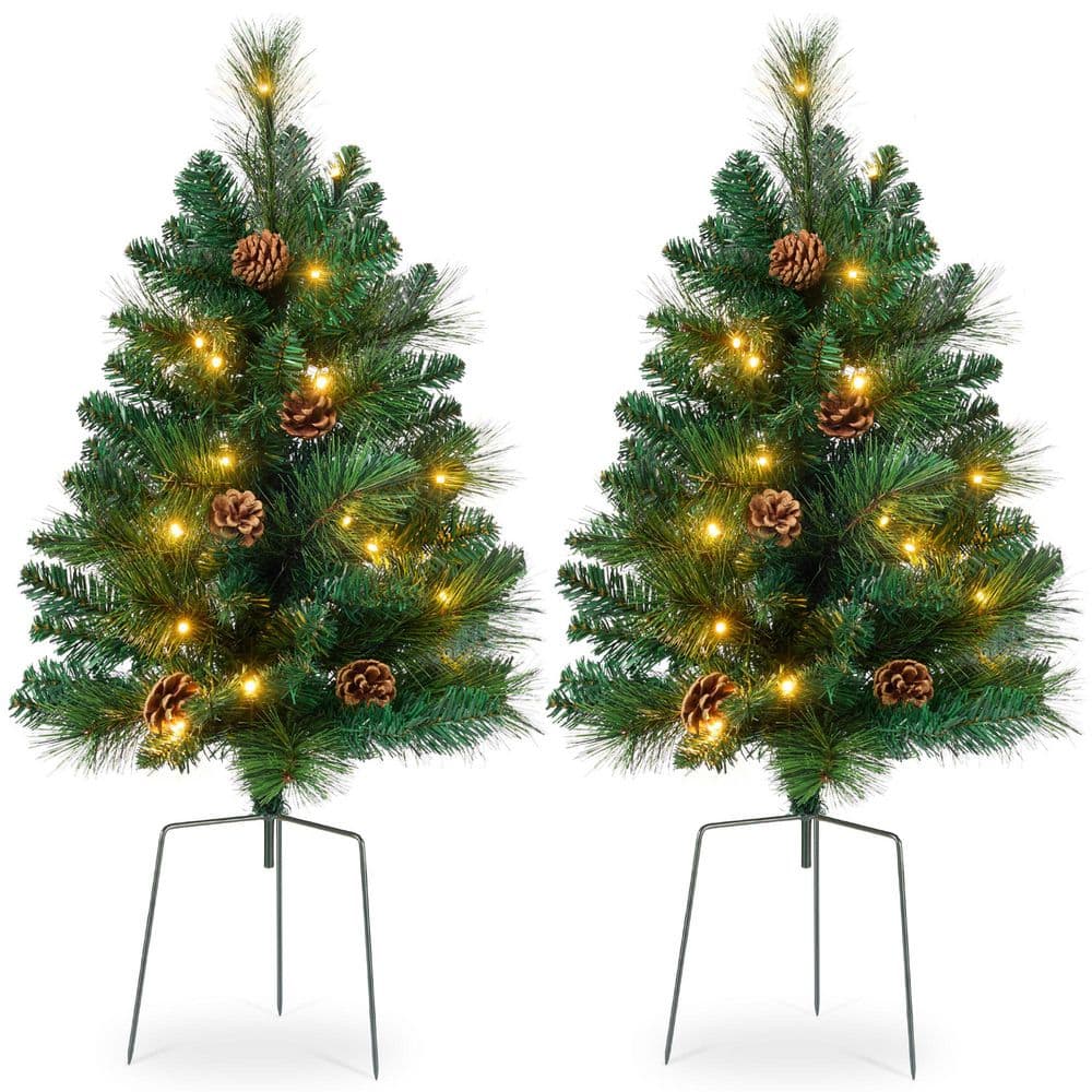 Reviews for Best Choice Products 2 ft. Green Scotch Pine Pre-Lit Artificial Christmas Tree ...