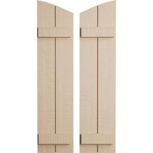 Ekena Millwork 16.5 in. x 82 in. Polyurethane Smooth 3-Board Joined ...