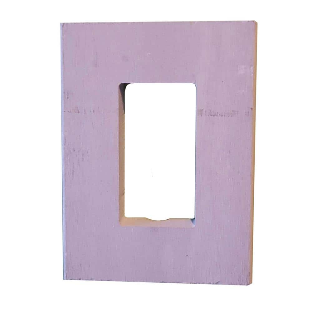 PPG 5/4 in. x 5-1/2 in. x 7-1/2 in. Primed Rustic Electrical Block ...