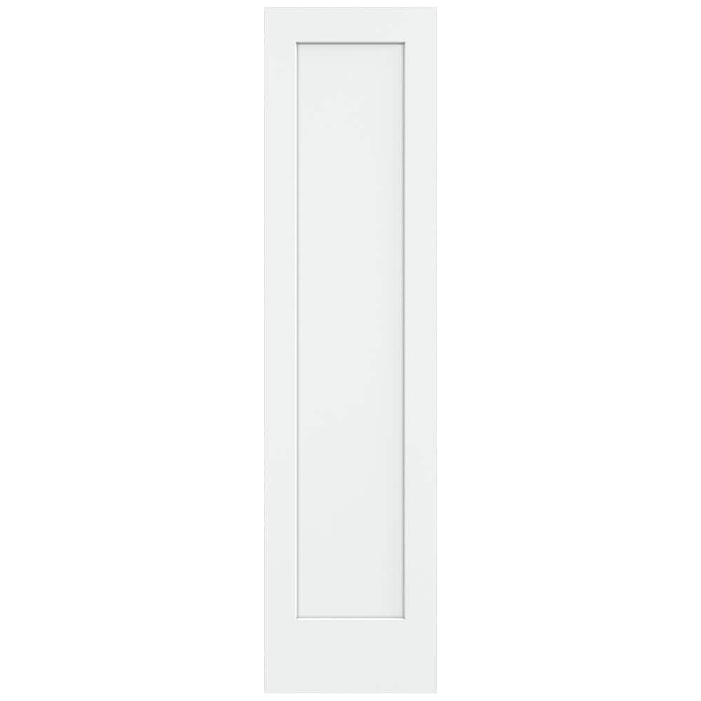JELD-WEN 24 in. x 96 in. Madison White Painted Smooth Solid Core Molded ...