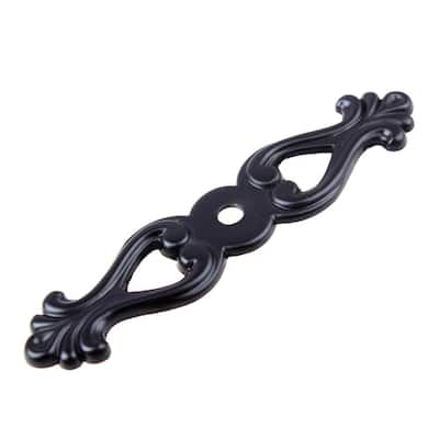 Black - Cabinet Backplates - Cabinet Hardware - The Home Depot