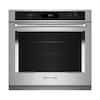 KitchenAid 30 in. Single Electric Wall Oven with Convection Self ...