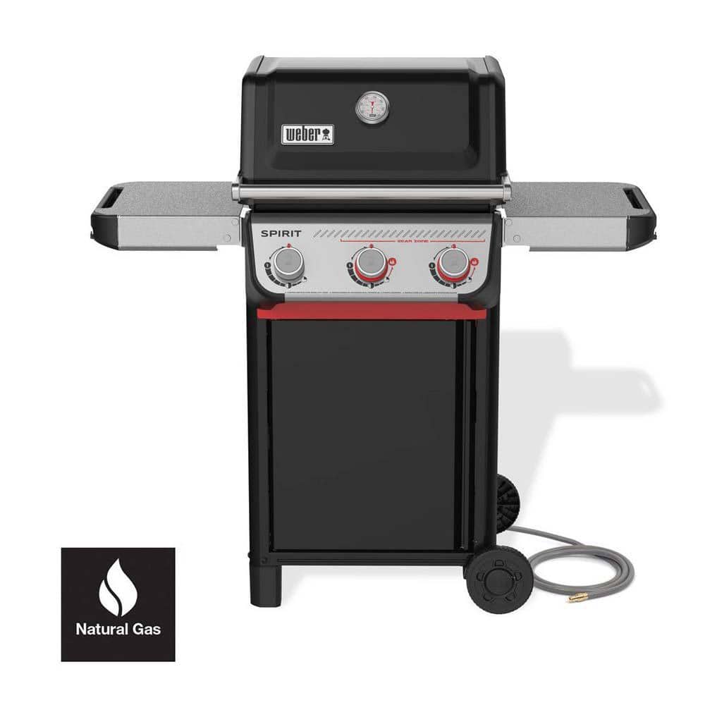 Reviews for Weber Spirit E-325 3-Burner Natural Gas Grill in Black with ...