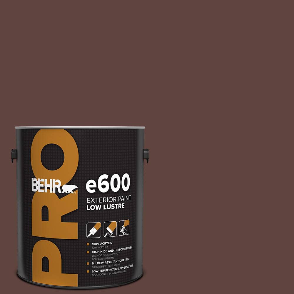 BEHR PRO 1 gal. #MQ1-54 Death By Chocolate Low Luster Exterior Paint ...