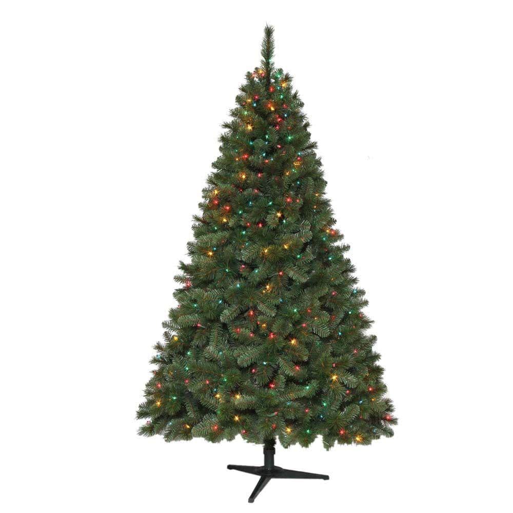 Reviews for Home Accents Holiday 6.5 ft. Wesley Mixed Spruce Artificial ...