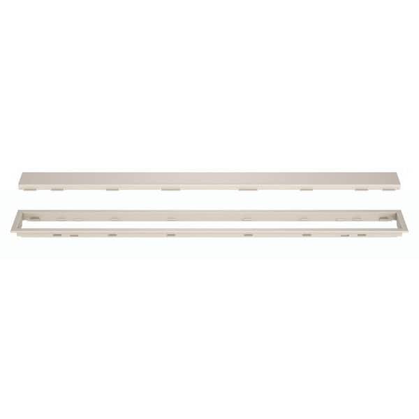 Schluter Kerdi-Line Ivory 43-5/16 in. Solid Linear Drain Grate Assembly ...