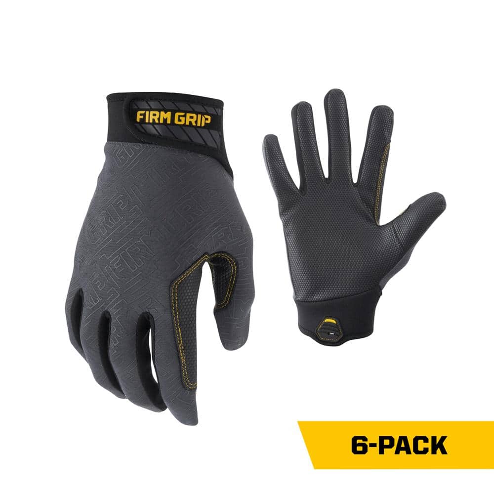 FIRM GRIP Small Xtreme Fit Work Gloves (6-Pack) 19520 - The Home Depot