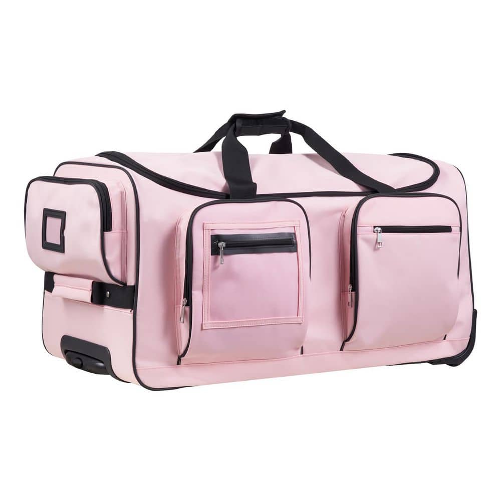 SKYSHALO Dance Bag with Garment Rack 29 in. Rolling Dance Duffel with ...