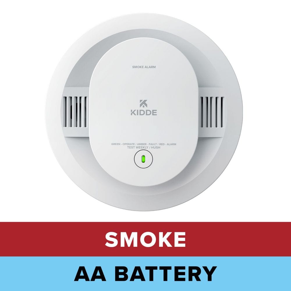 Kidde Battery Powered Smoke Detector with Photoelectric Sensor, 20SDR ...