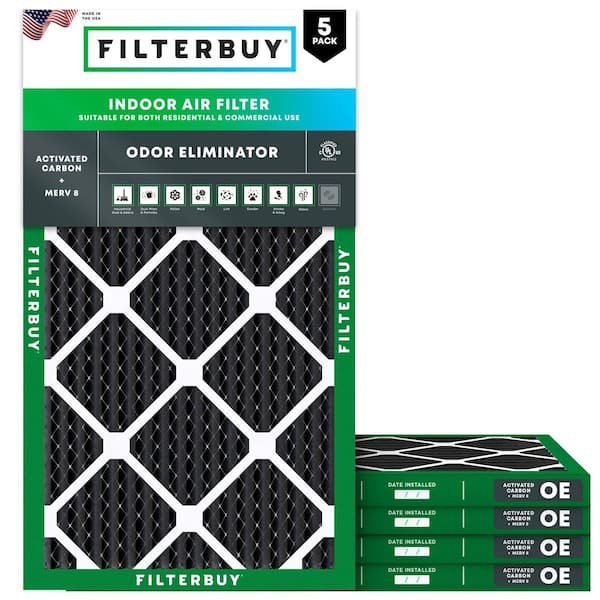Reviews for Filterbuy 14 in. x 25 in. x 1 in. MERV 10 (FPR 6) Odor ...