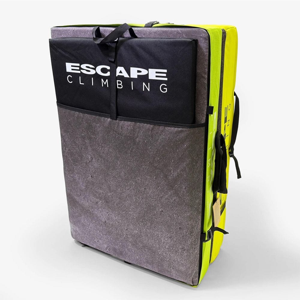 Lime and Yellow Climbing Zone Plus Crash Pad for Climbing Walls From ...