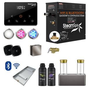 SteamSpa Black Series 10500-Watt Steam Generator with Wireless Remote ...