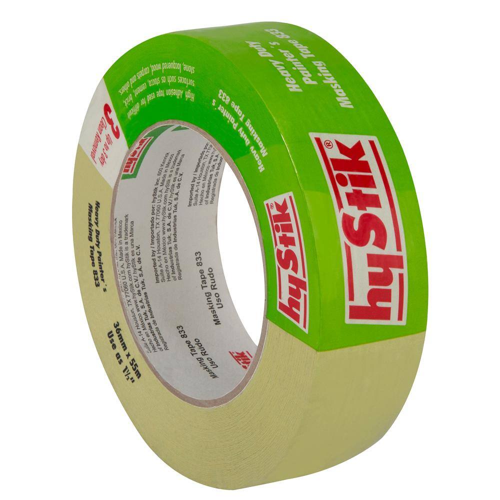 hyStik 833 1.5 in. x 60 yds. Heavy Duty Lacquer Painters Tape-833-1.5 ...
