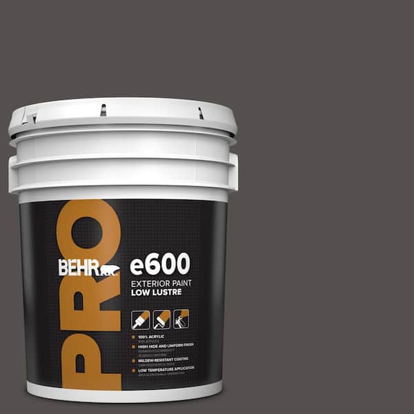 BEHR PRO 5 gal. #790F-7 Dark Cavern Low Luster Exterior Paint PR62305 ...