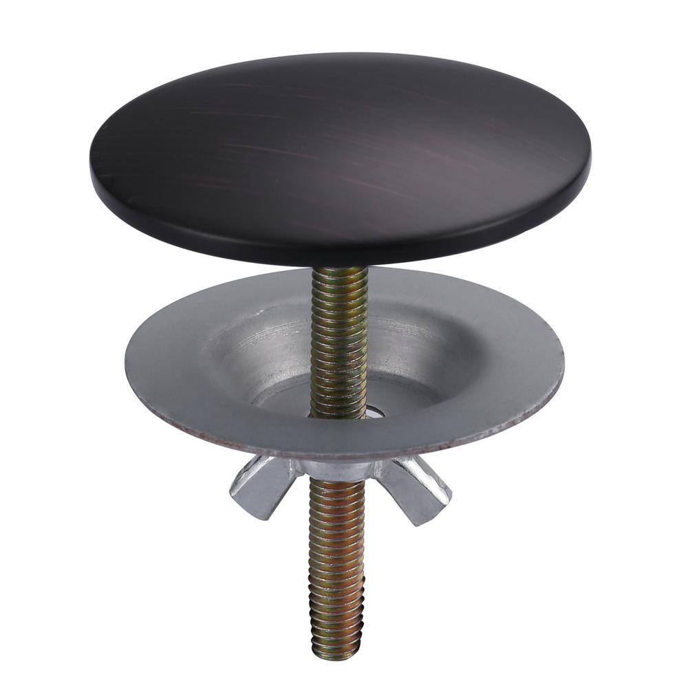 ARCORA 2 in. x 2.13 in. Round Brass Sink Hole Covers in Oil Rubbed ...