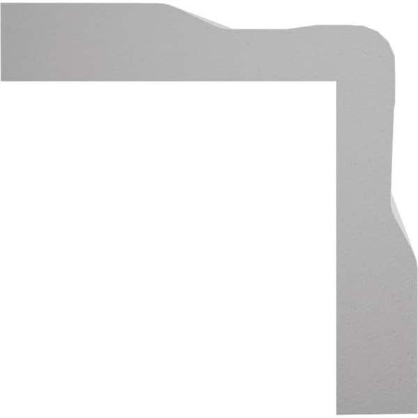 Royal Mouldings 5165 1 in. x 1 in. x 8 ft. PVC Composite White Colonial ...