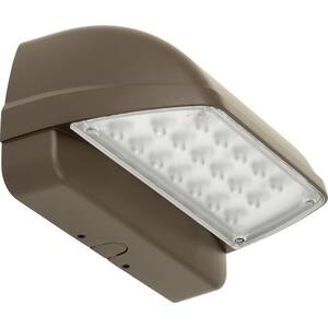 Lumark XTOR 120-Watt Equivalent Integrated LED Bronze Photocontrol Wall ...