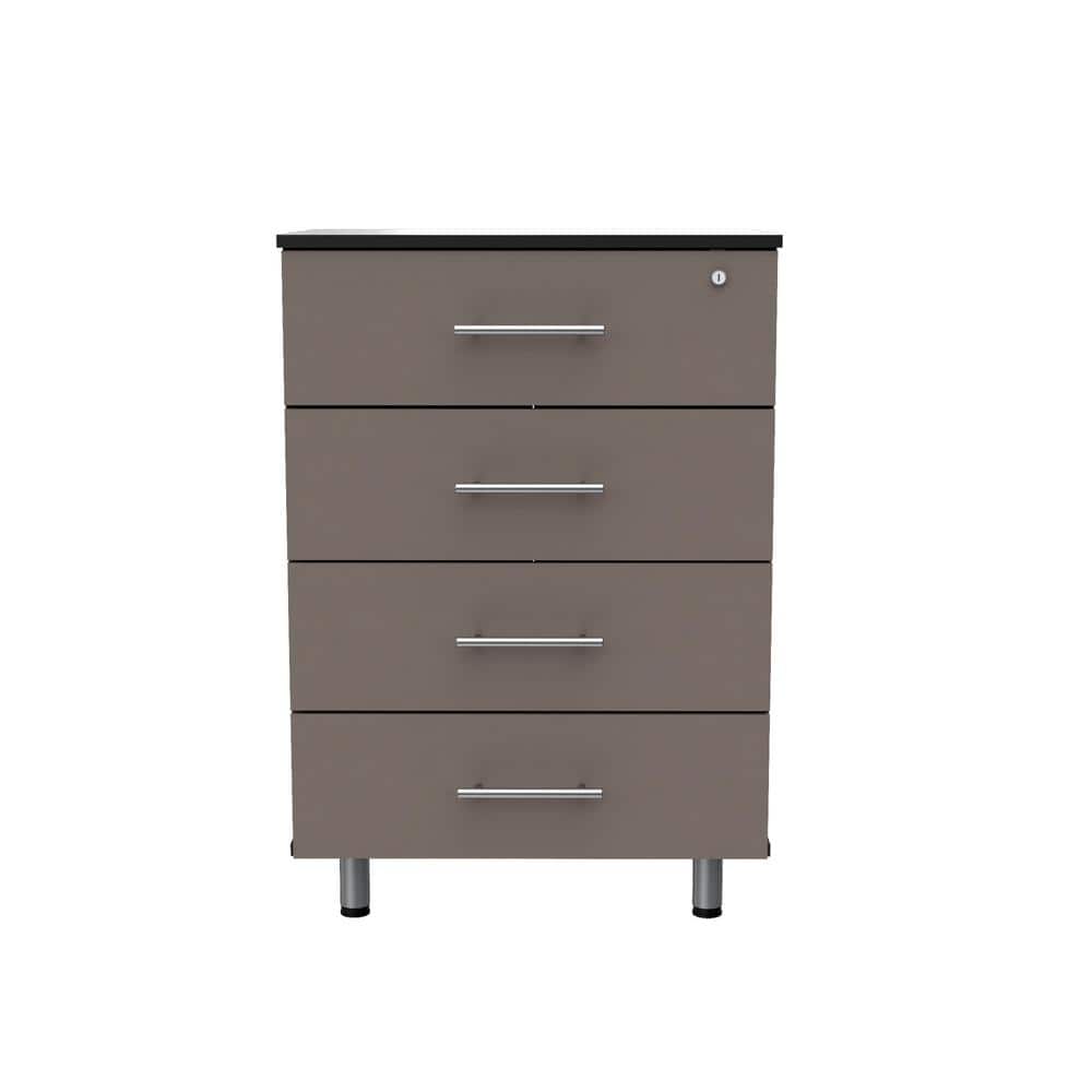 Inval Maestrik 23.62 in. W x 34.64 in. H x 16.53 in. D 4-Drawer Wood ...