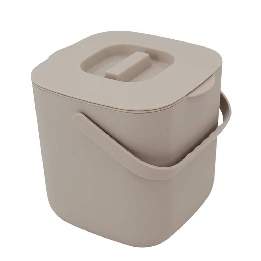 Justincity Stylish Kitchen Compost Bin 1.06 Gal. Countertop Composter ...