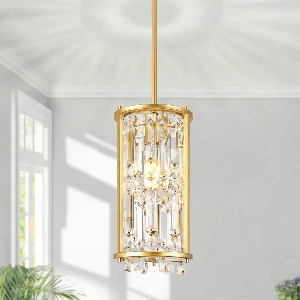 Henveton Jasslynn 60 Watt 1 Light Elegance Golden Pendant Light with ...