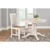 StyleWell Ivory Wood Round Dining Table for 4 (41.7 in. L x 29 in. H ...