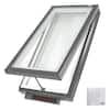VELUX 22-1/2 in. x 46-1/2 in. Solar Powered Fresh Air Venting Curb-Mount Skylight with Laminated ...