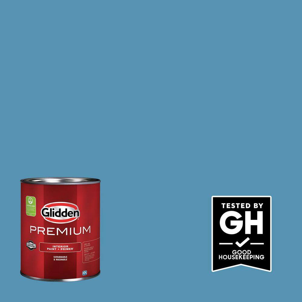 Glidden Premium 1 qt. Vanity PPG1157-5 Semi-Gloss Interior Latex Paint ...