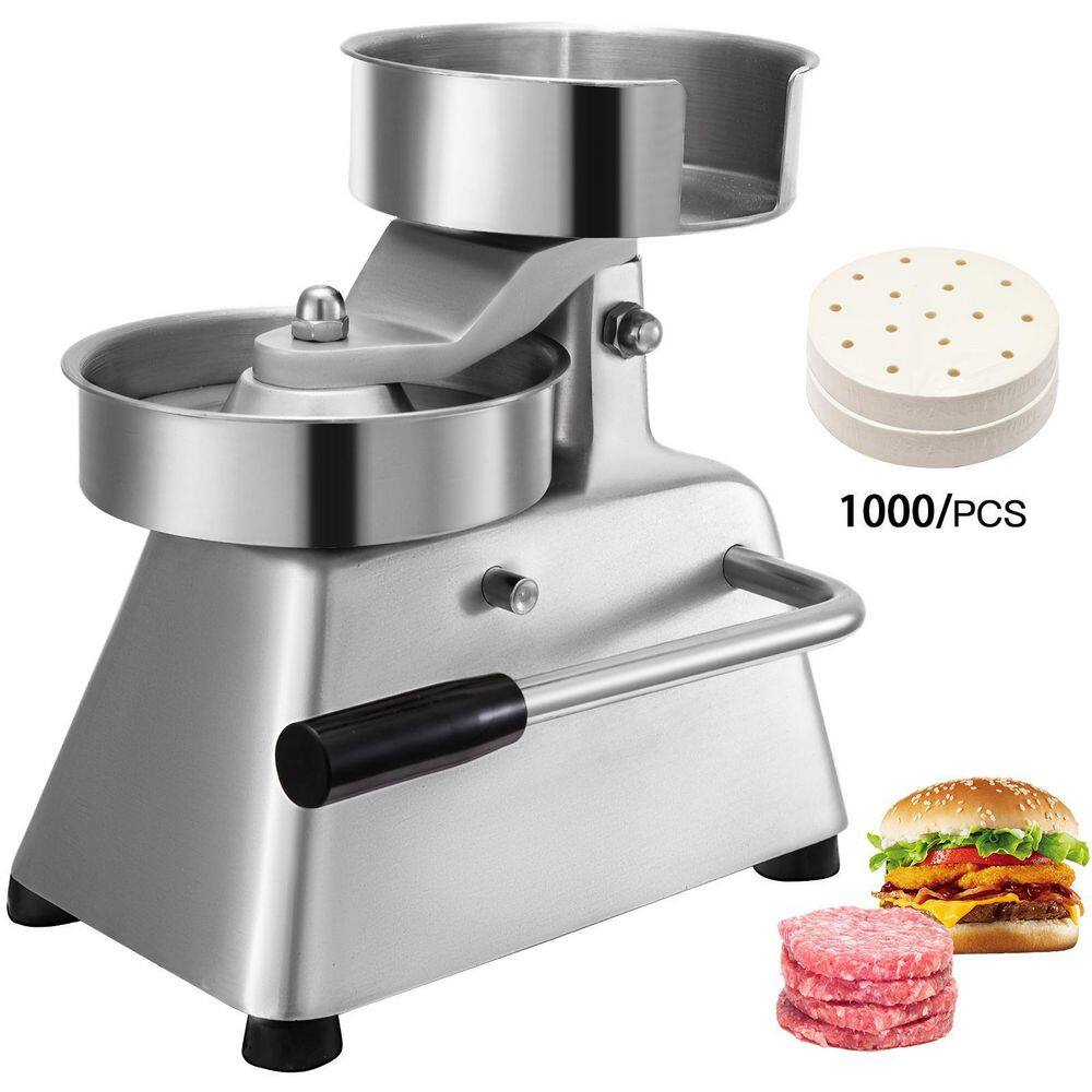 VEVOR Commercial Burger Press 4 in. Stainless Steel Hamburger Patty ...
