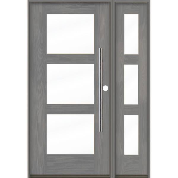 Krosswood Doors ASCEND Modern 50 in. x 79 in. Left-Hand/Inswing 5-Lite ...