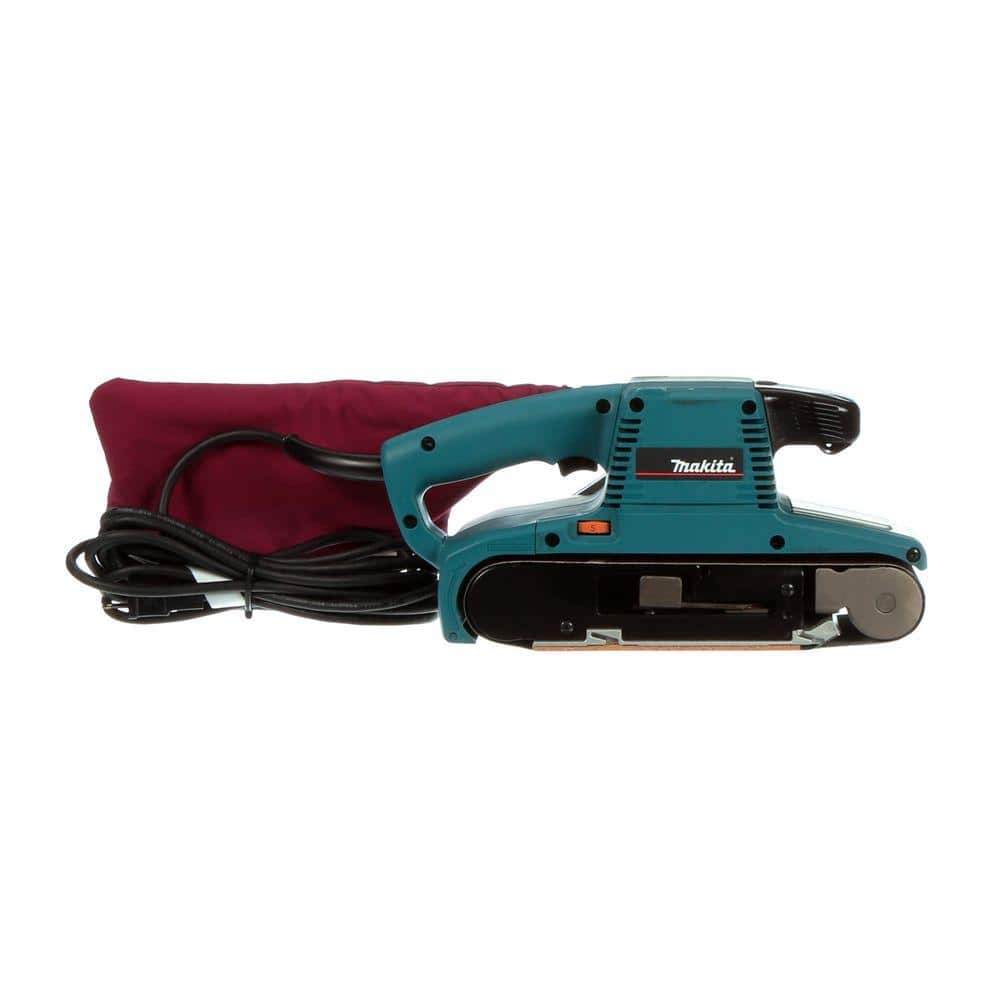 Makita Brandclub 8.8 Amp 4 in. x 24 in. Corded Variable Speed Belt Sander with Dust Bag