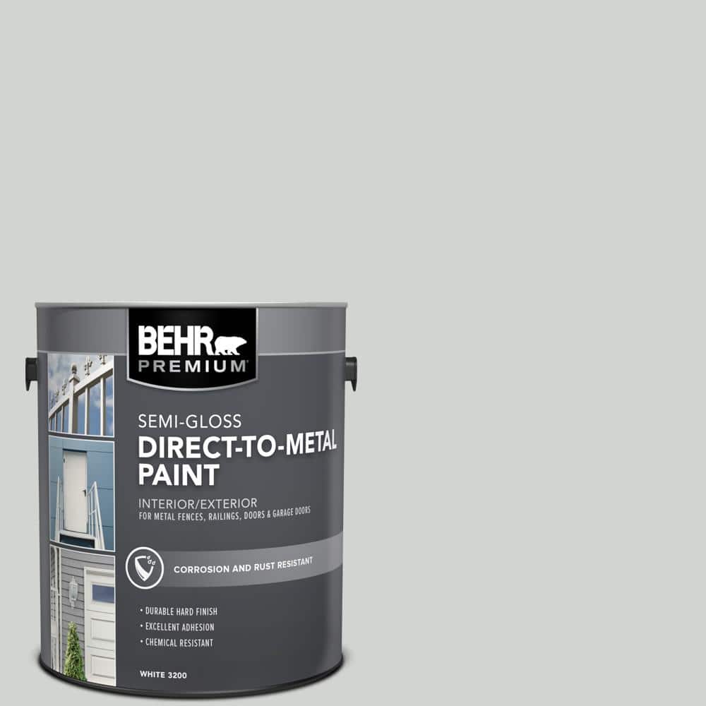 BEHR PREMIUM 1 gal. #PPU26-11 Platinum Semi-Gloss Direct to Metal ...