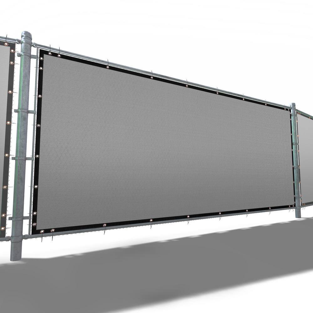 Reviews for ROYAL SHADE 5 ft x 50 ft. Gray Mesh Fabric Privacy Fence ...