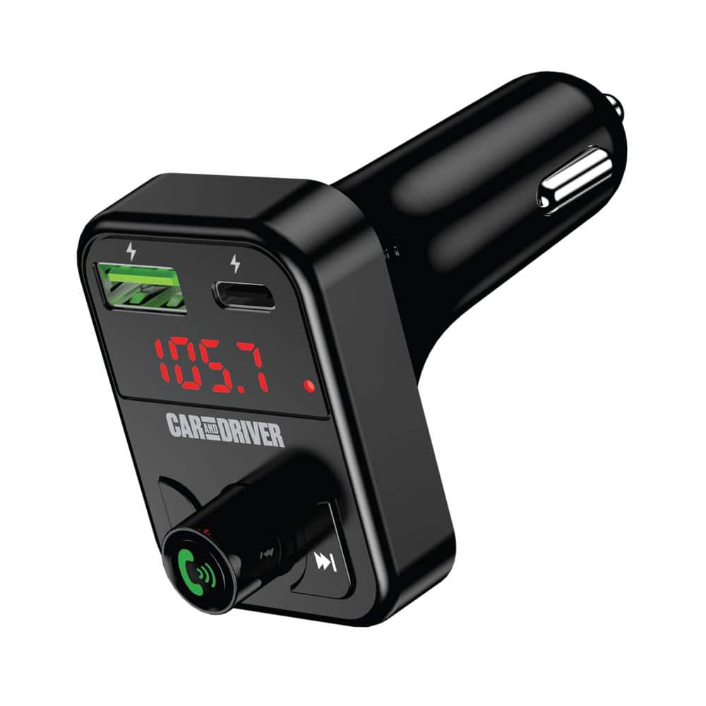 Car and Driver FM Transmitter 1 A Port CAD-FMX121 - The Home Depot