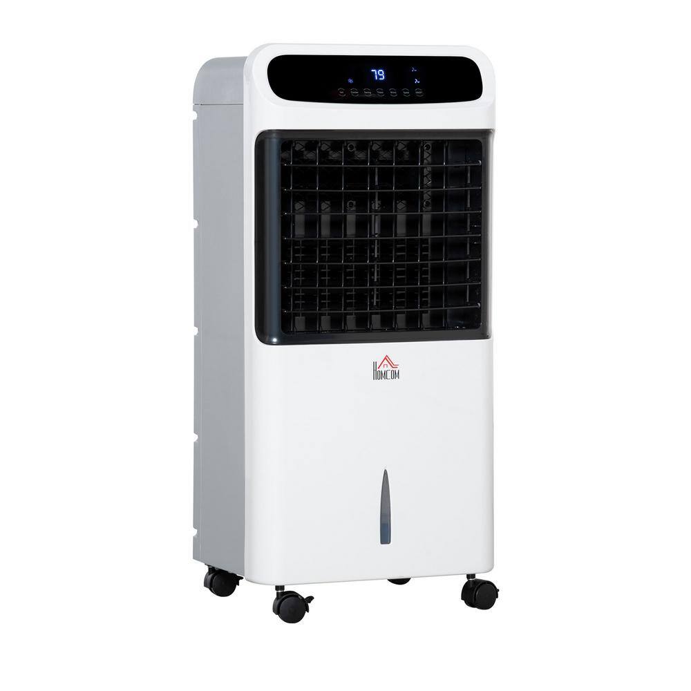 cadeninc White 32 in. Mobile Evaporative Air Cooler, 3-In-1 Ice Cooling ...